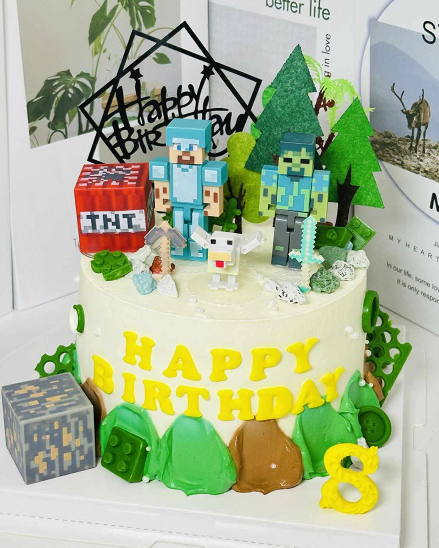 Minecraft themedcake – Just Cakes